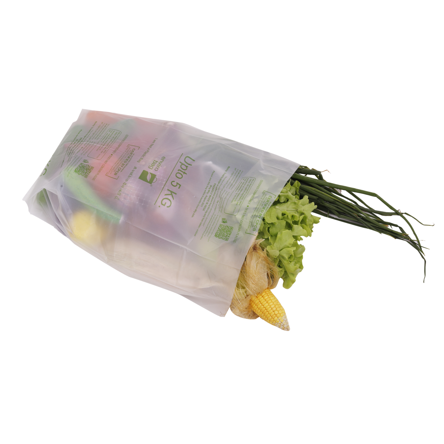 Buy Biodegradable 5 KG (Pack of 100) Grocery Bags | Enviro Bag