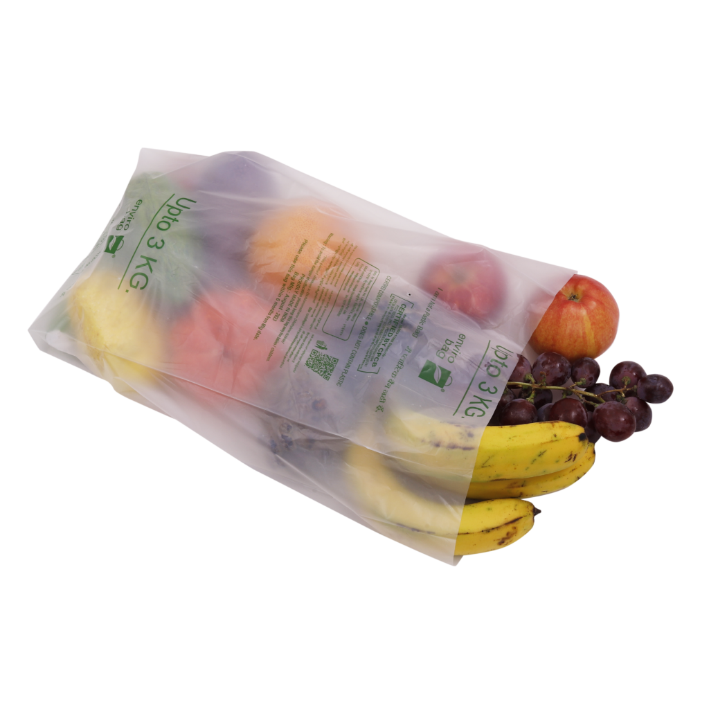 Buy Biodegradable 3 KG (Pack of 200) Grocery Bags | Enviro Bag