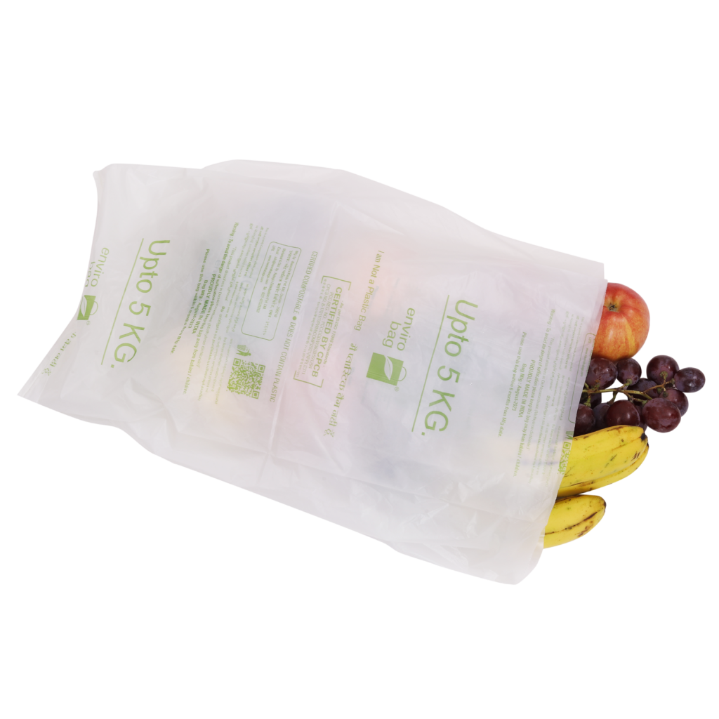 Buy Biodegradable 5 KG (Pack of 100) Grocery Bags | Enviro Bag